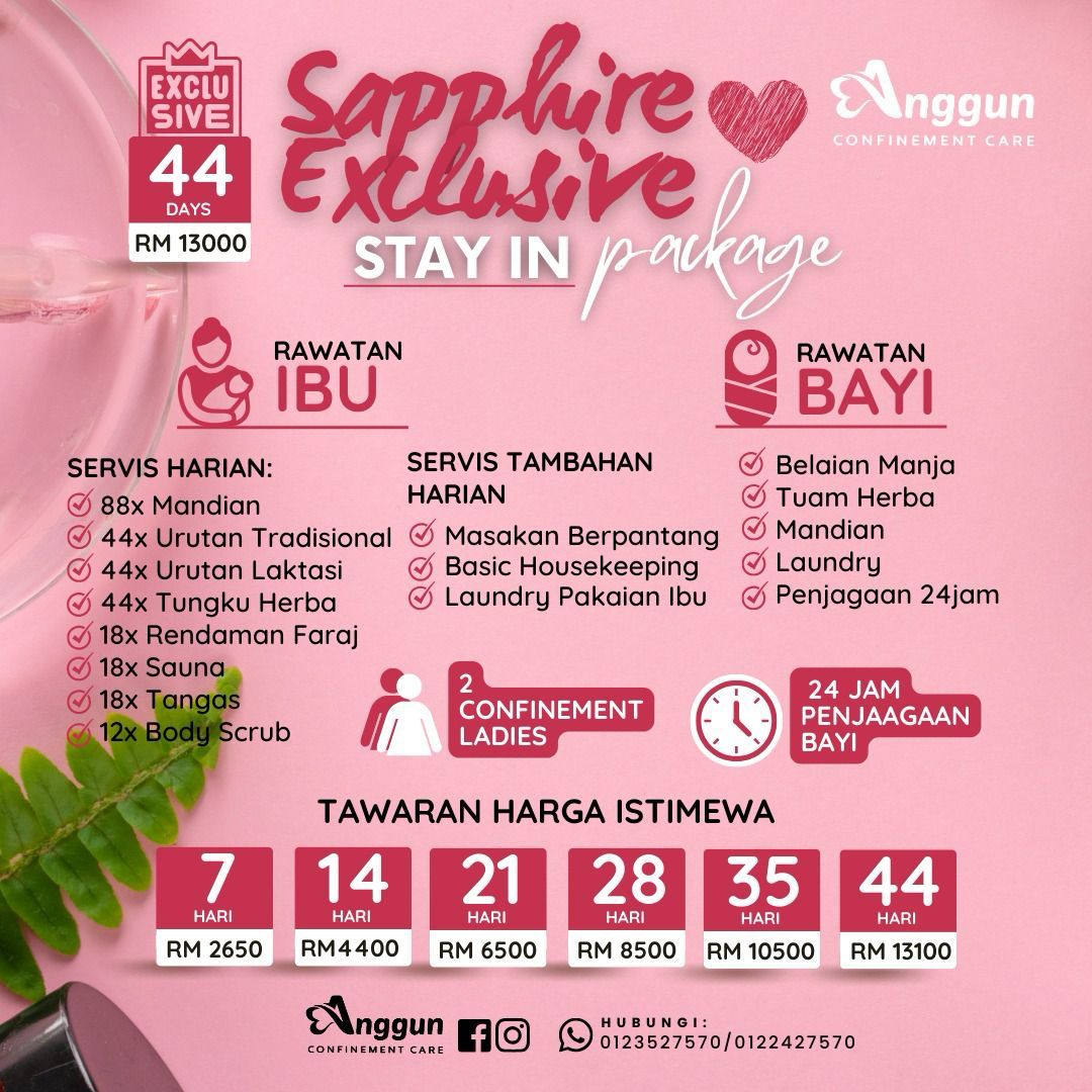 Package – Anggun Confinement Care