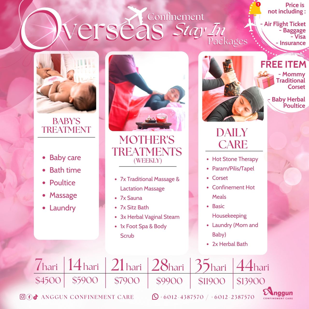 Package – Anggun Confinement Care