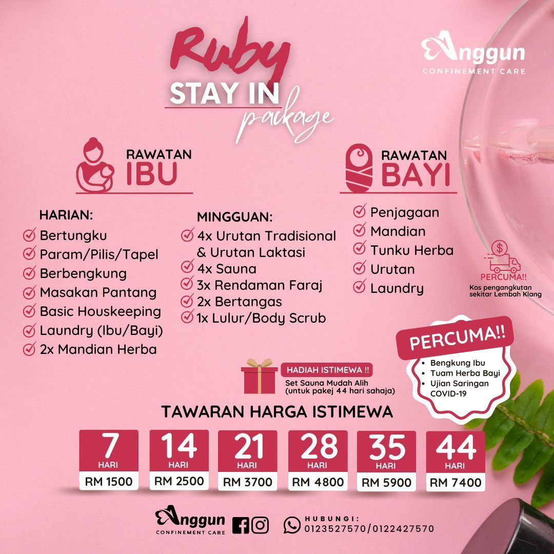 Package – Anggun Confinement Care